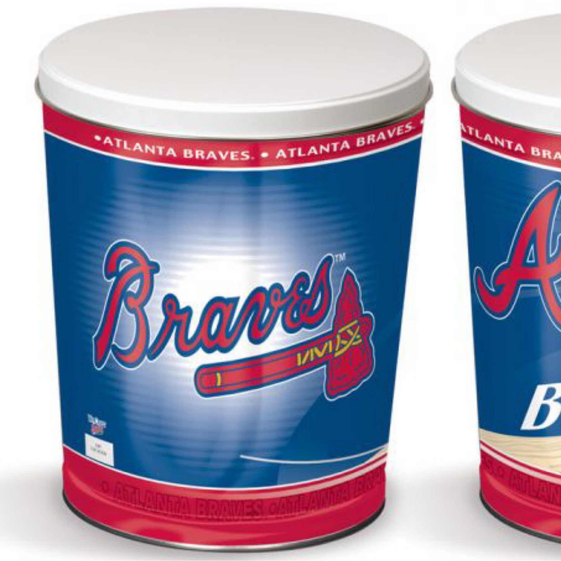 Atlanta Braves - 3 gallon | Donny B's Gourmet Popcorn & Gifts