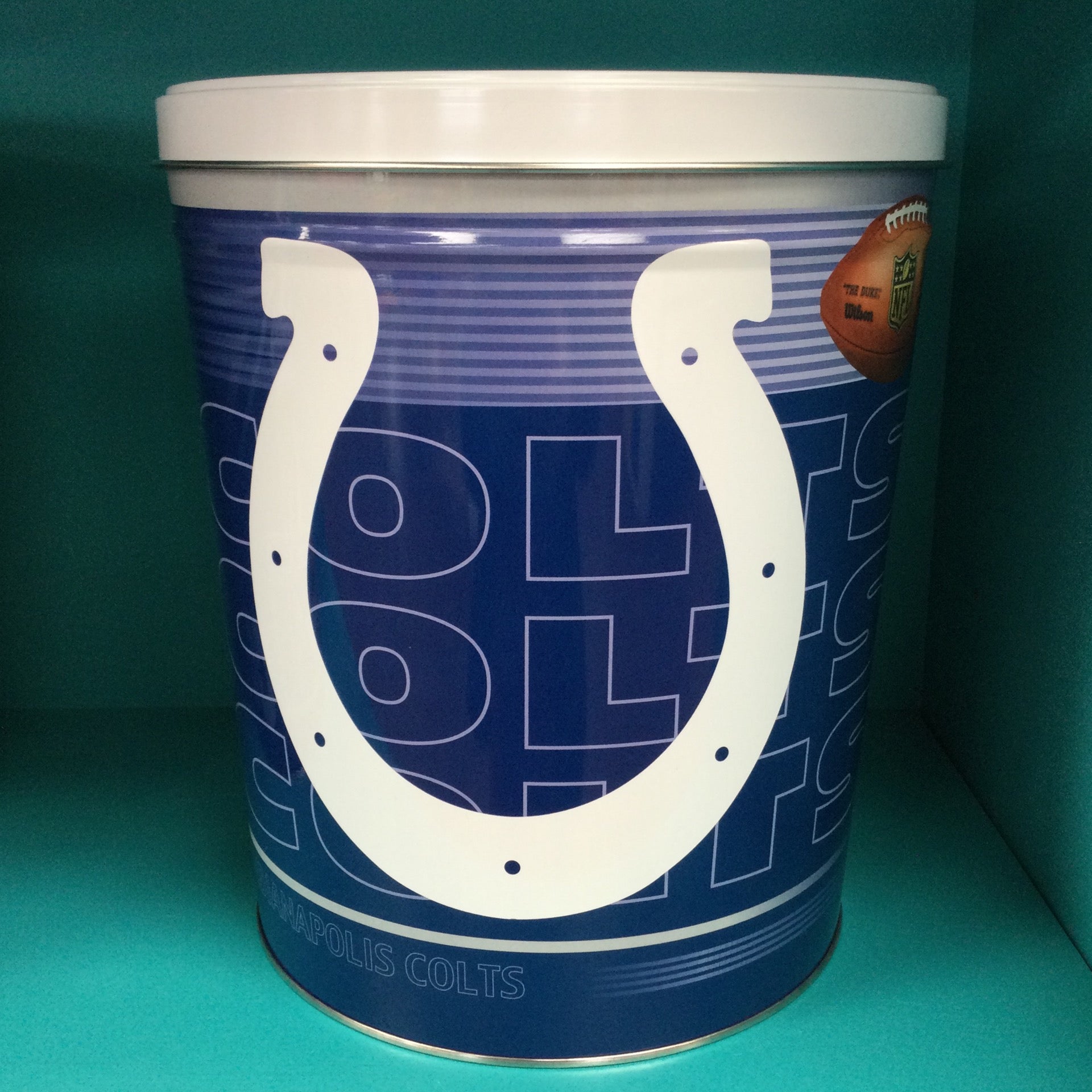 Indianapolis Colts - 3 gallon | Donny B's Gourmet Popcorn & Gifts